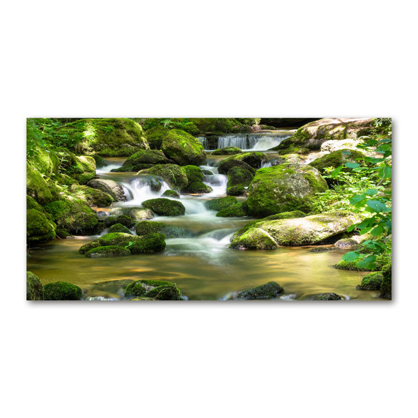 Union Rustic Wasserfall - Kunstdrucke auf Leinwand - Wrapped Canvas | Wayfair.de